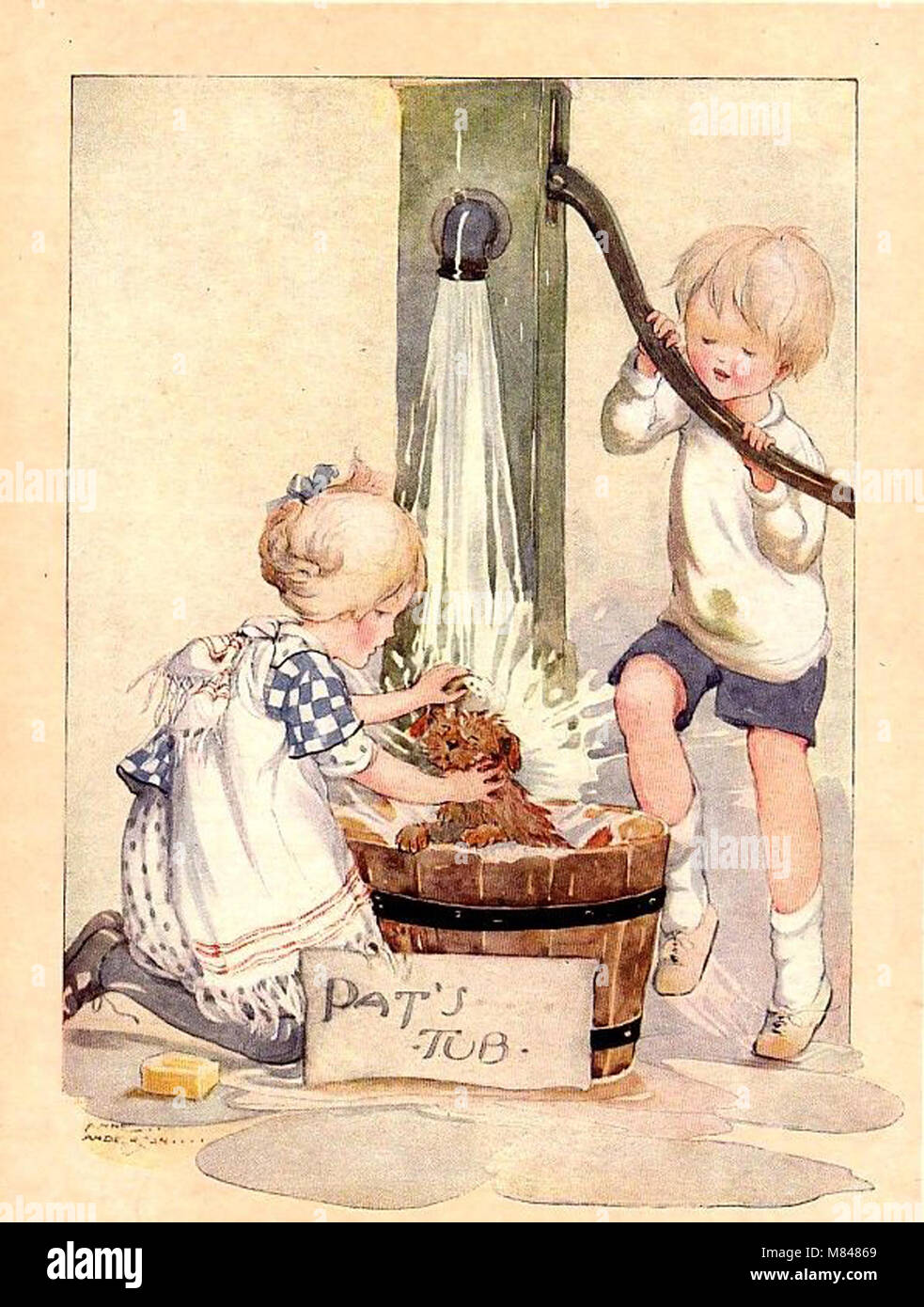 Anne Anderson original vintage illustration Stock Photo - Alamy