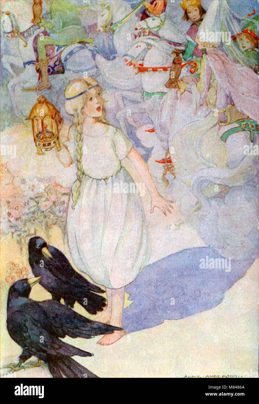 Anne Anderson original vintage illustration Stock Photo - Alamy