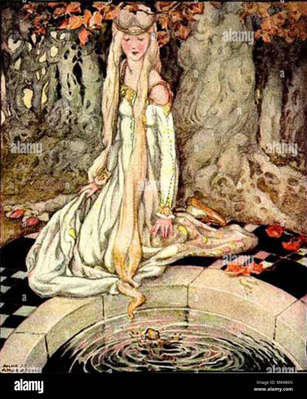 Anne Anderson original vintage illustration Stock Photo - Alamy