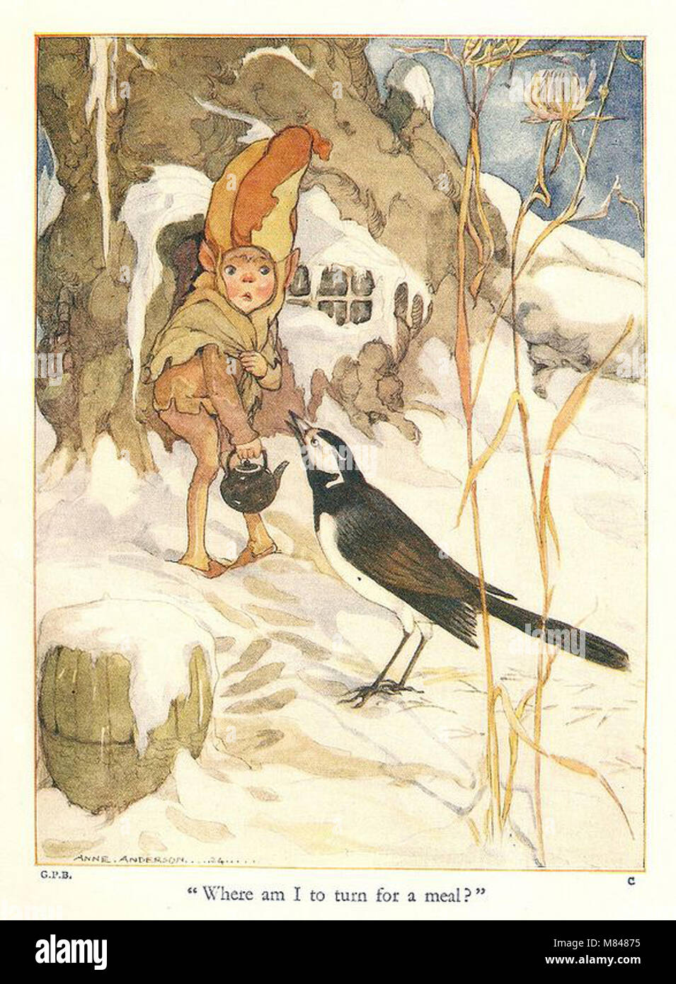 Anne Anderson original vintage illustration Stock Photo - Alamy