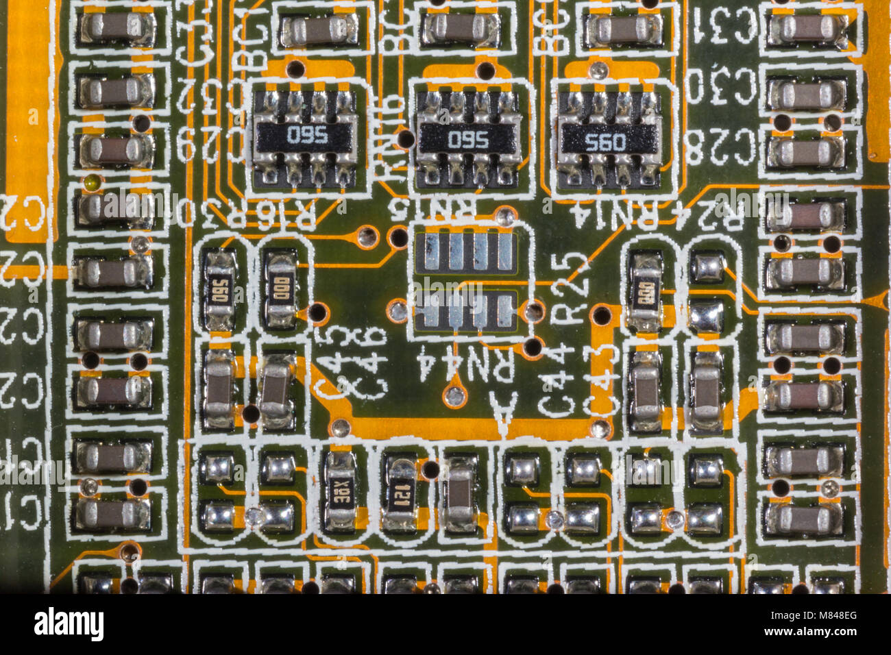 The Resistors at the middle of CPU socket Stock Photo - Alamy