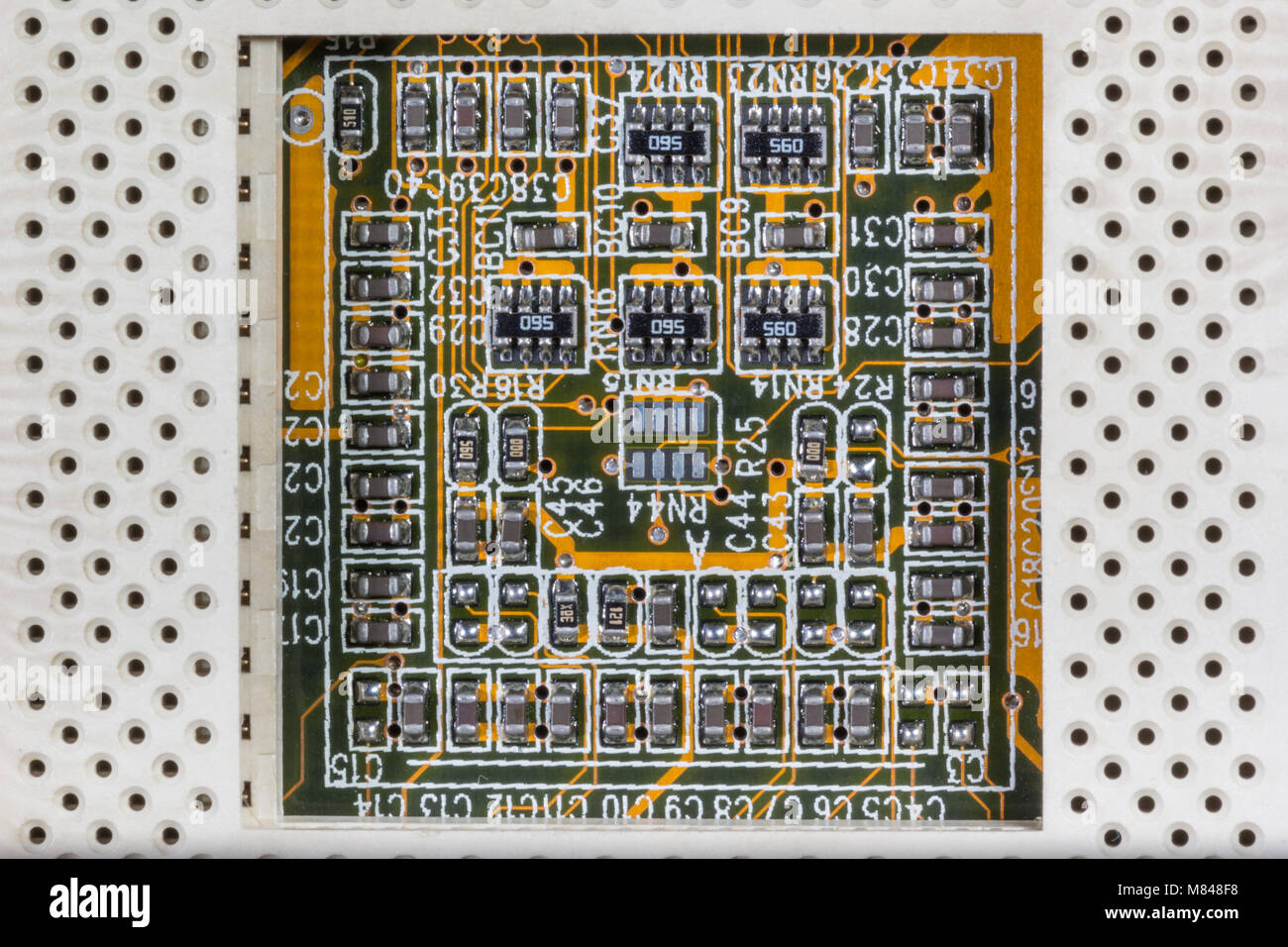 The Resistors at the middle of CPU socket Stock Photo - Alamy