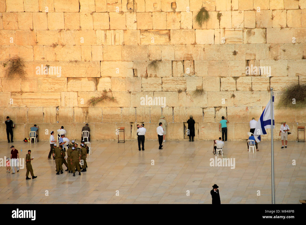 Jerusalem, Israel - 10.03.2010:Western Wall, also known to Jews ...