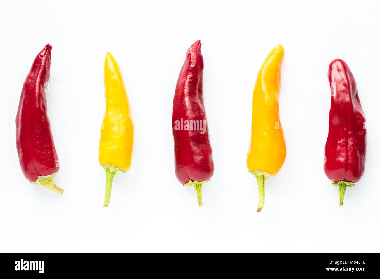 Different kinds of chilli peppers Stock Photo - Alamy