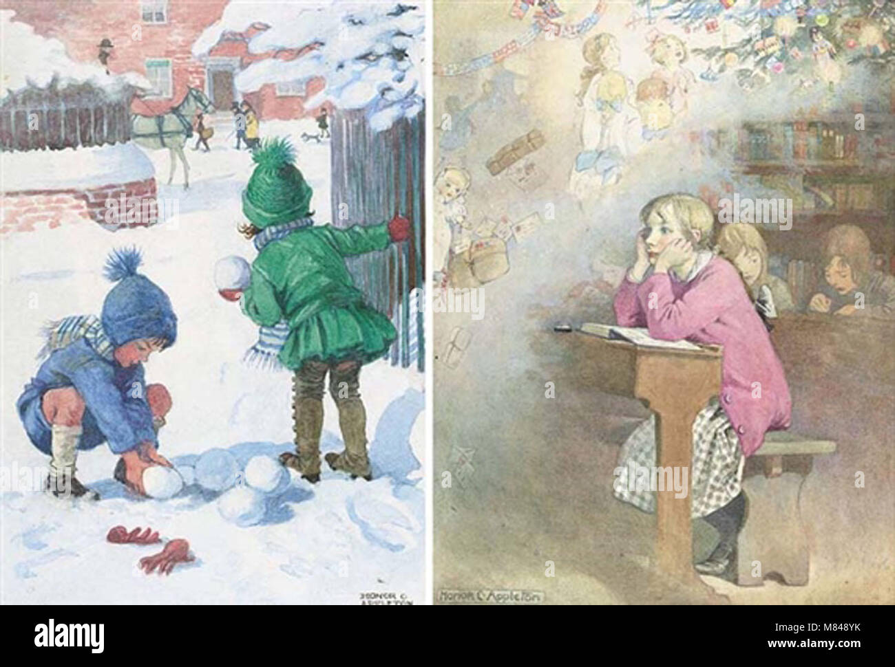 Honor Charlotte Appleton vintage illustration Stock Photo - Alamy