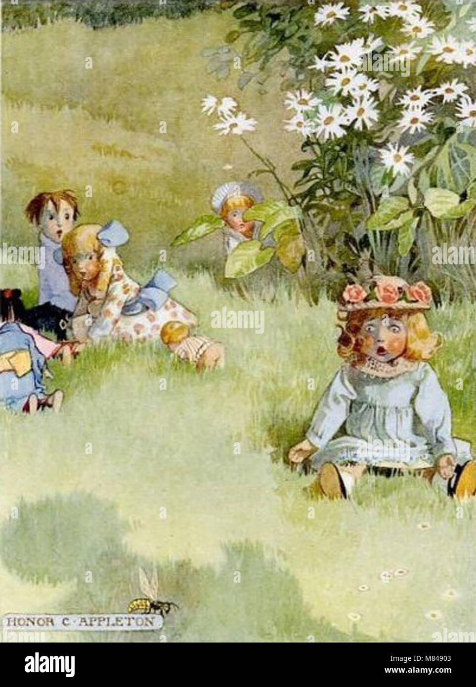 Honor Charlotte Appleton vintage illustration Stock Photo - Alamy