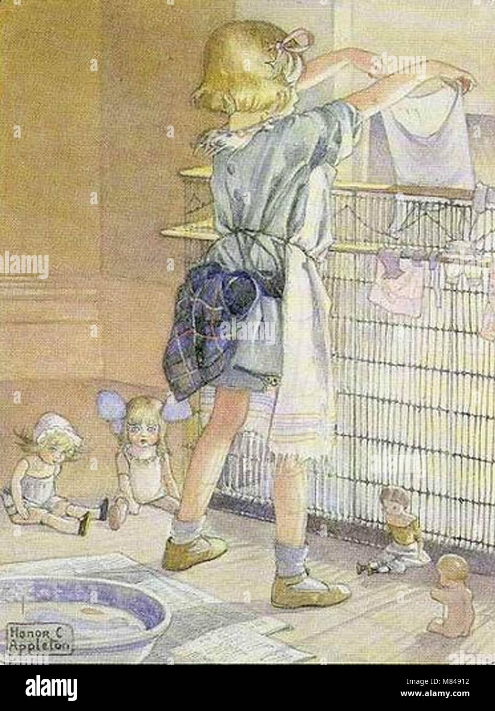 Honor Charlotte Appleton vintage illustration Stock Photo - Alamy