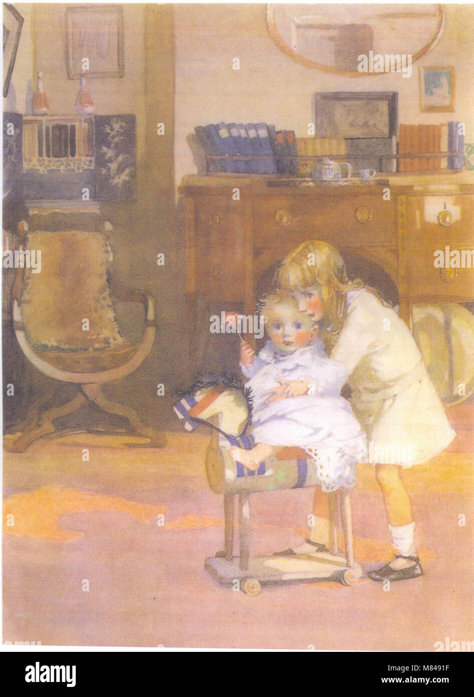 Honor Charlotte Appleton vintage illustration Stock Photo - Alamy