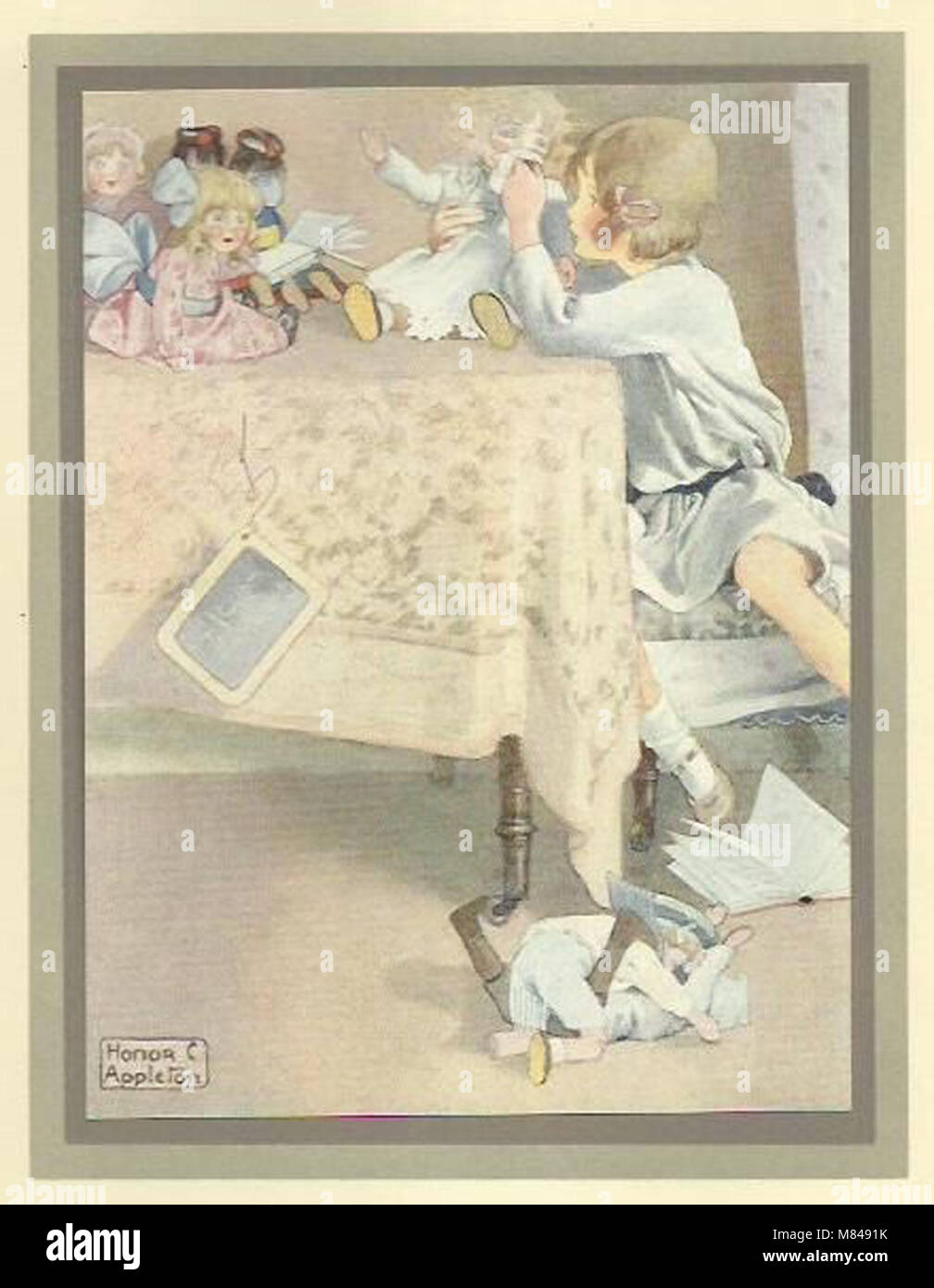 Honor Charlotte Appleton vintage illustration Stock Photo - Alamy