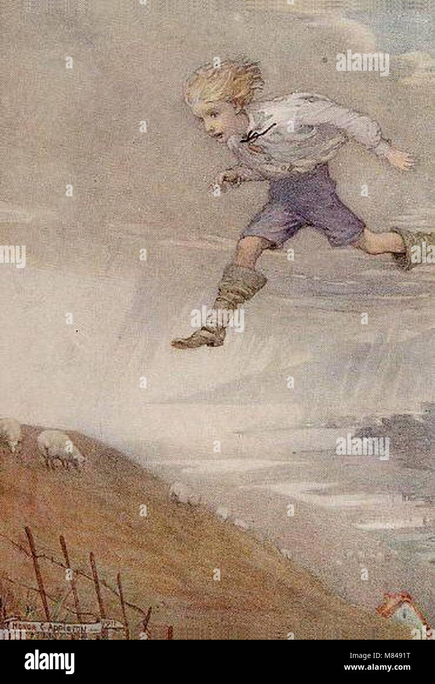 Honor Charlotte Appleton vintage illustration Stock Photo - Alamy