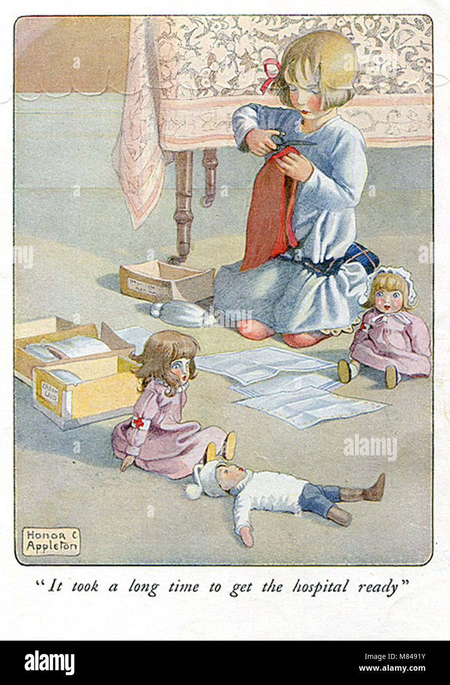Honor Charlotte Appleton vintage illustration Stock Photo - Alamy