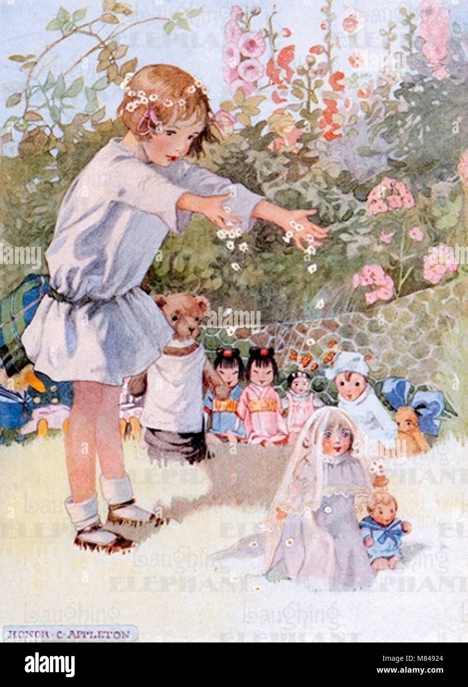 Honor Charlotte Appleton vintage illustration Stock Photo - Alamy