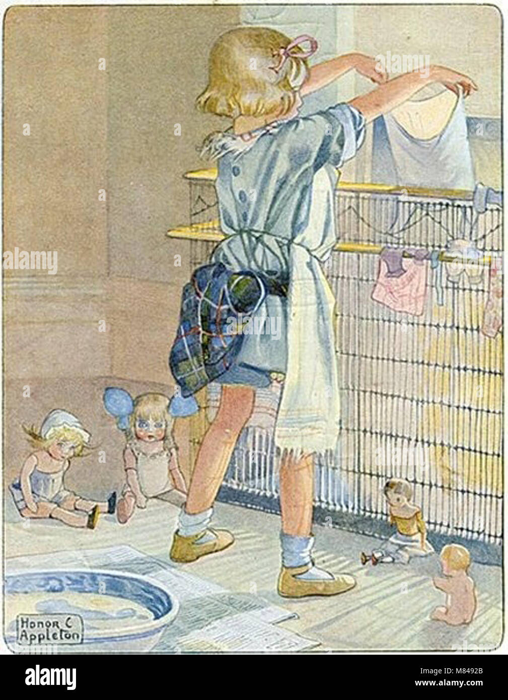 Honor Charlotte Appleton vintage illustration Stock Photo - Alamy