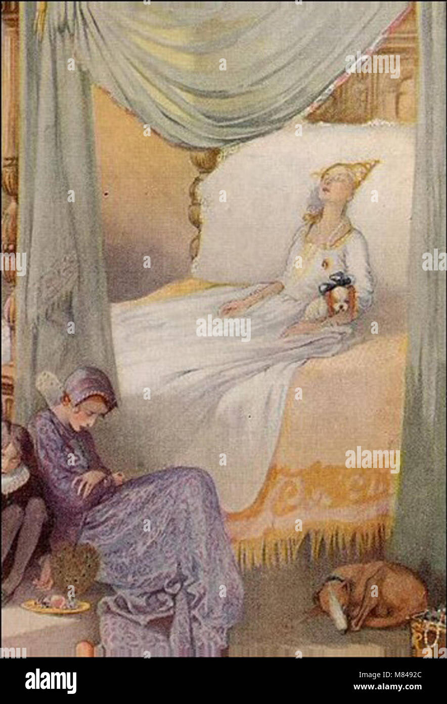 Honor Charlotte Appleton vintage illustration Stock Photo - Alamy