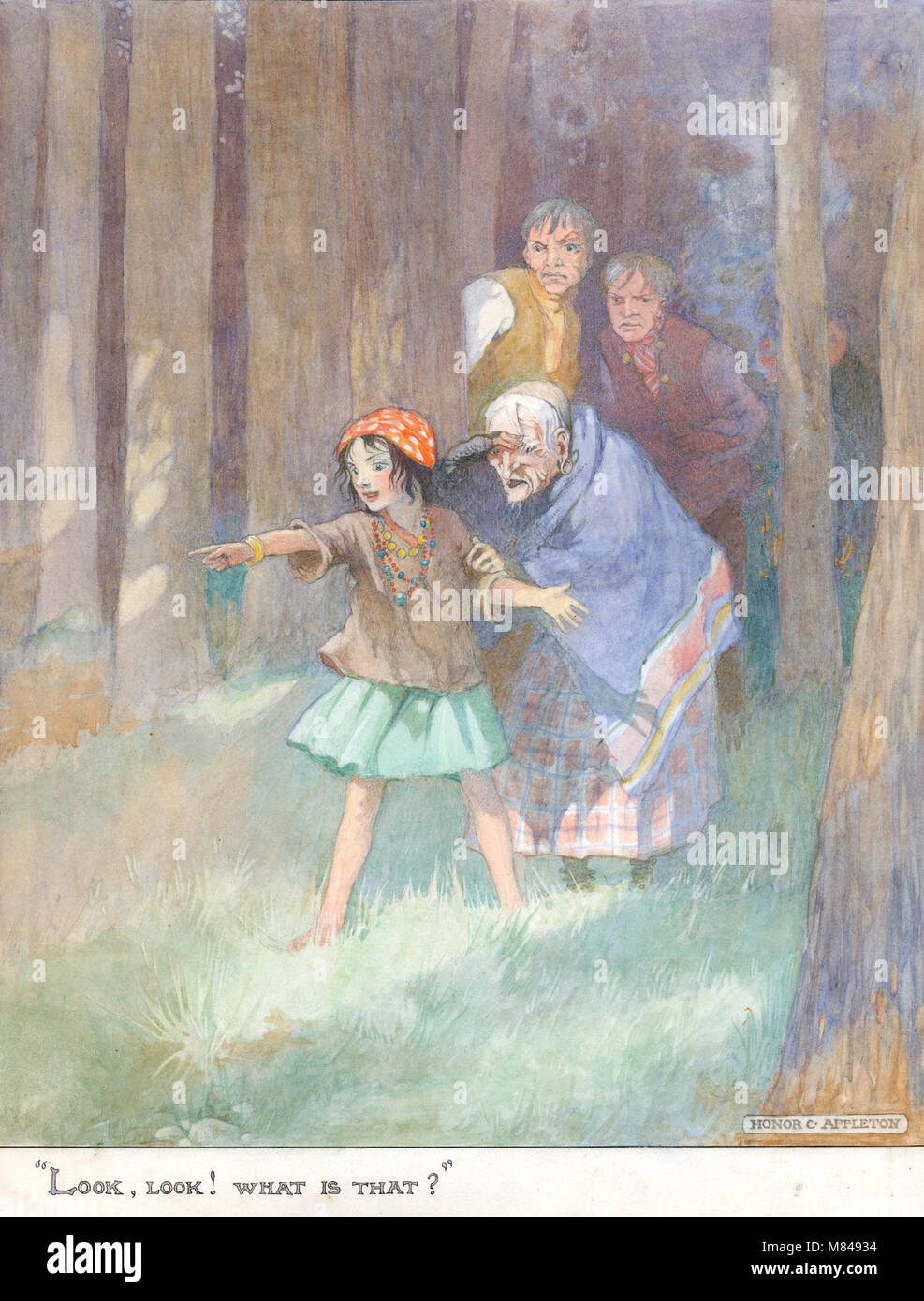 Honor Charlotte Appleton vintage illustration Stock Photo - Alamy