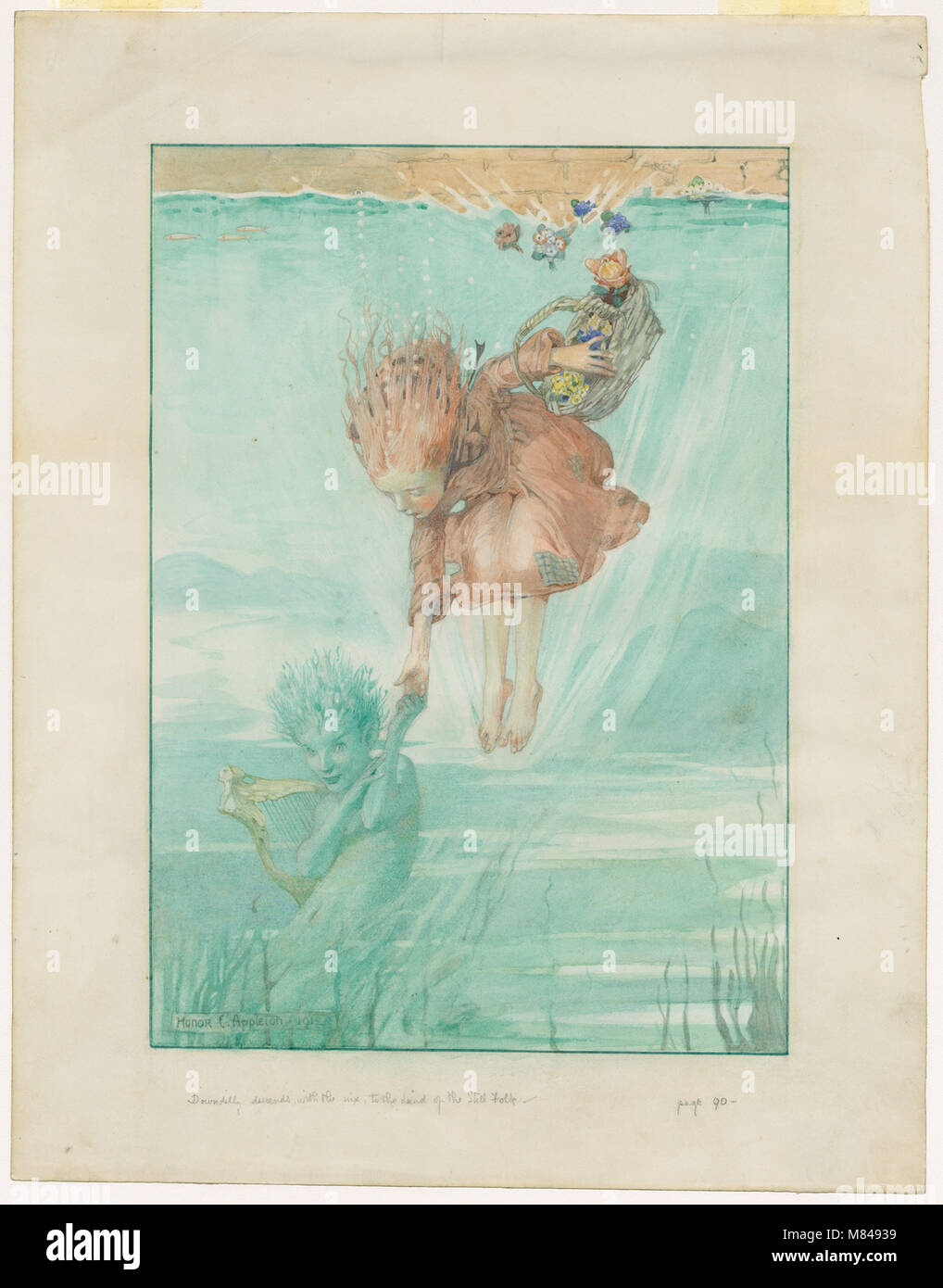 Honor Charlotte Appleton vintage illustration Stock Photo - Alamy