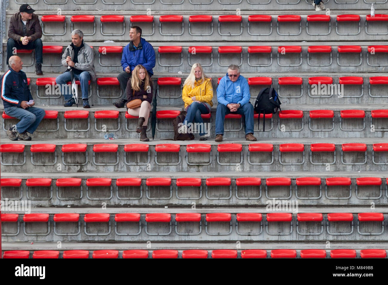 Small group of people in stadium hi-res stock photography and images ...