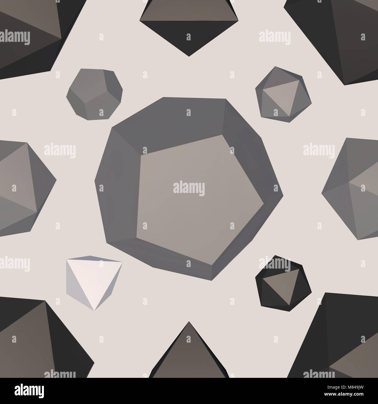 3D modern seamless pattern background. Vector illustration Stock Vector ...