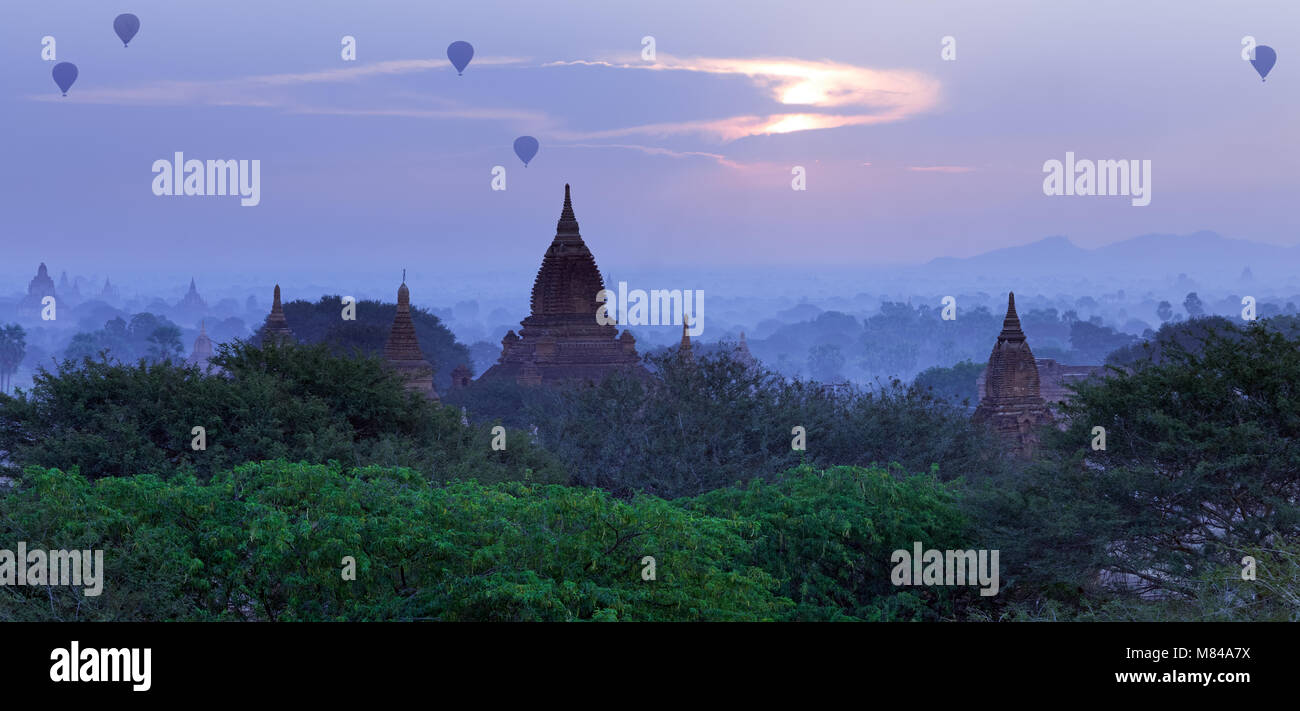 Bagan viewpoint temple hi-res stock photography and images - Alamy