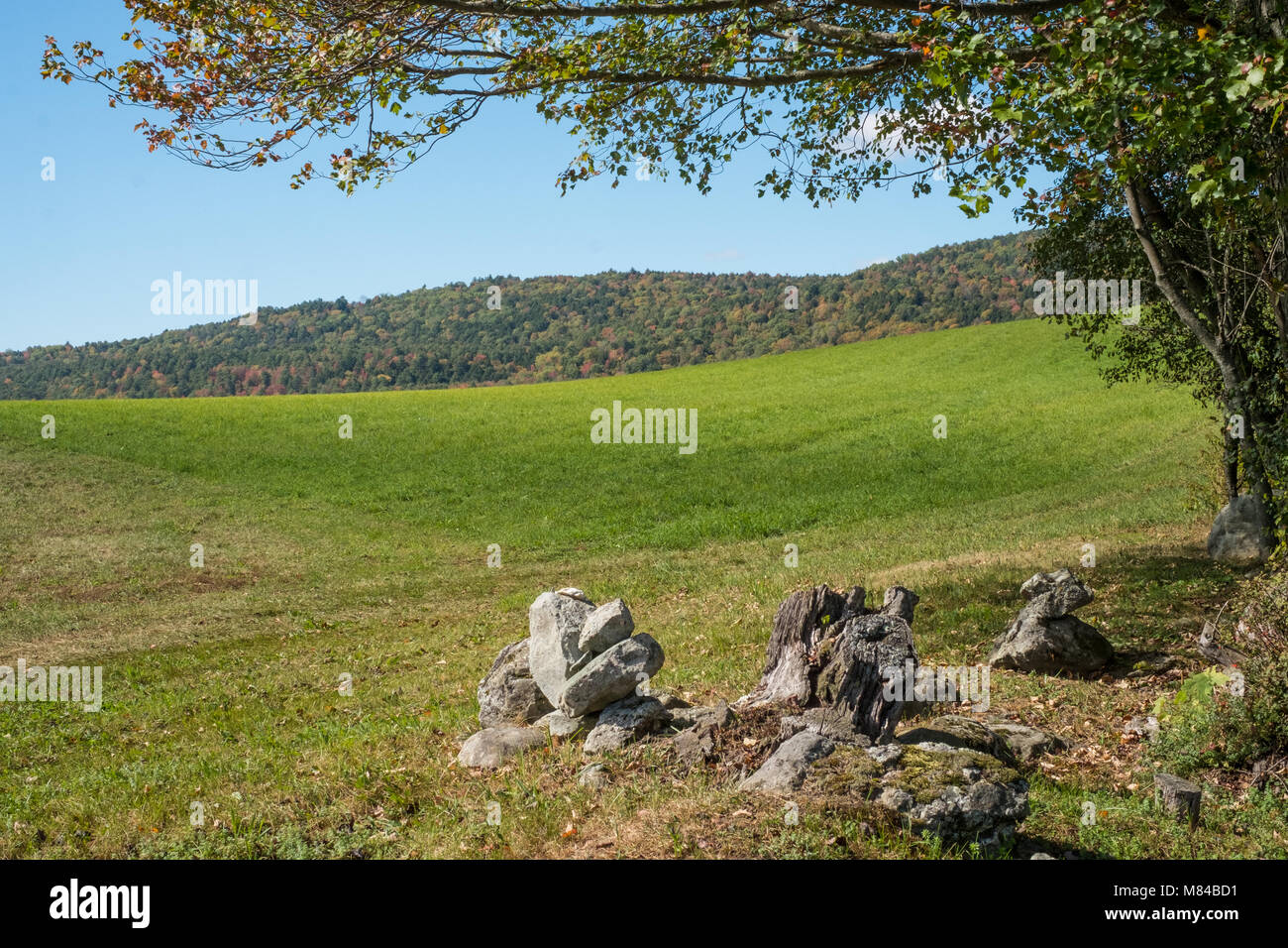 Vermont Landscapes in the fall Stock Photo - Alamy