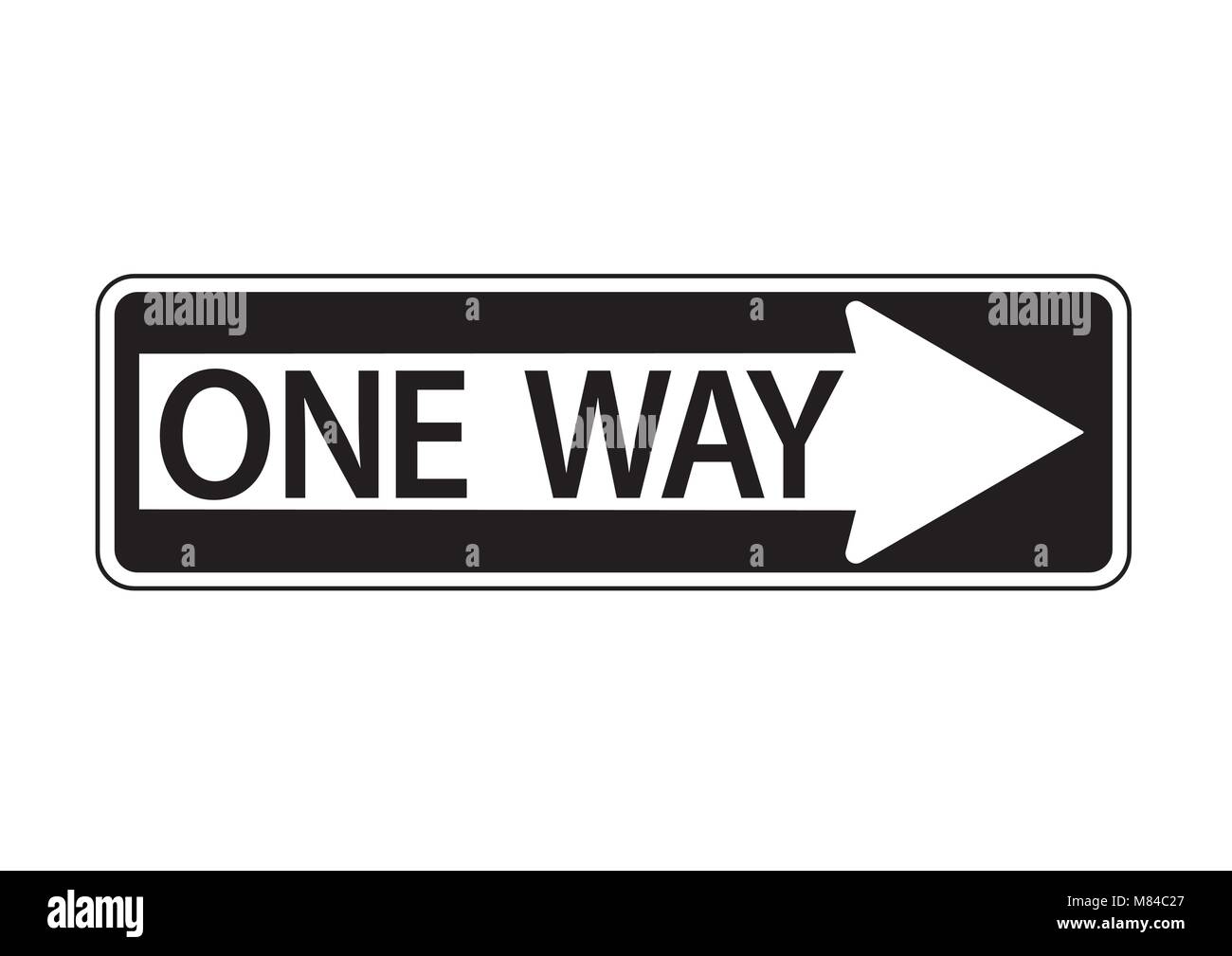 One way sign people Cut Out Stock Images & Pictures - Alamy