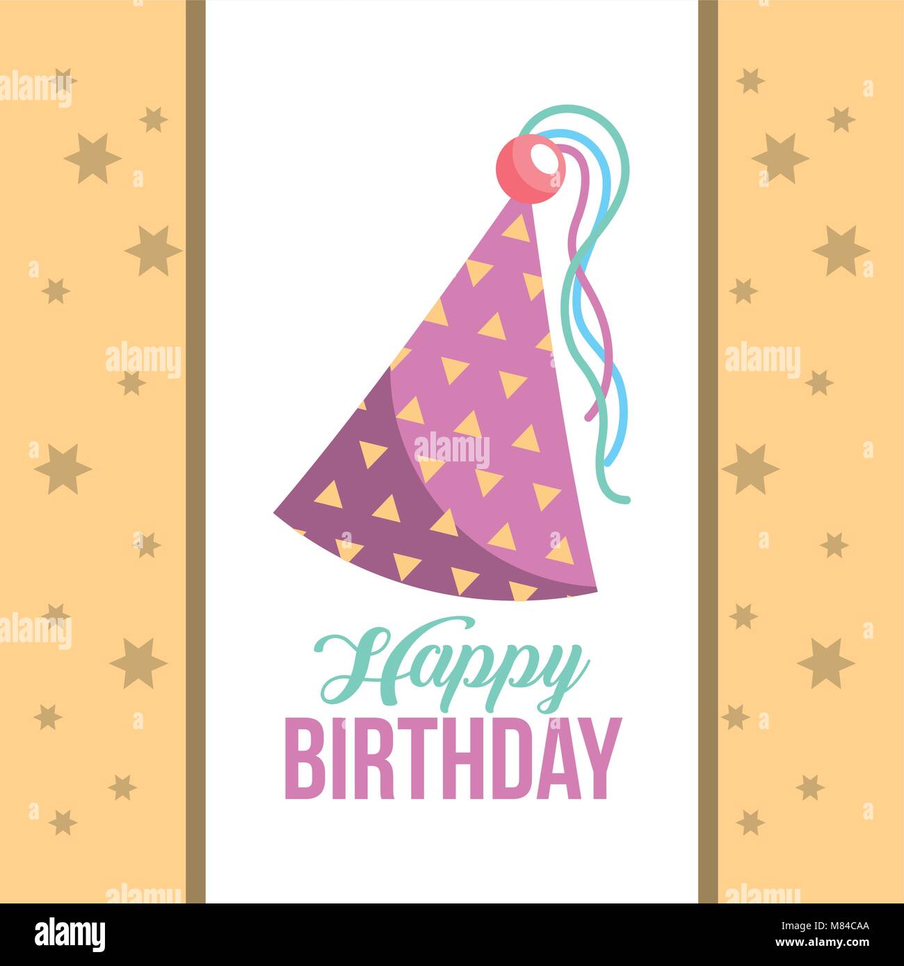 happy birthday card Stock Vector Image & Art - Alamy
