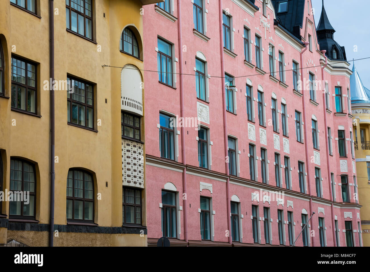 Helsinki colorful houses hi-res stock photography and images - Alamy