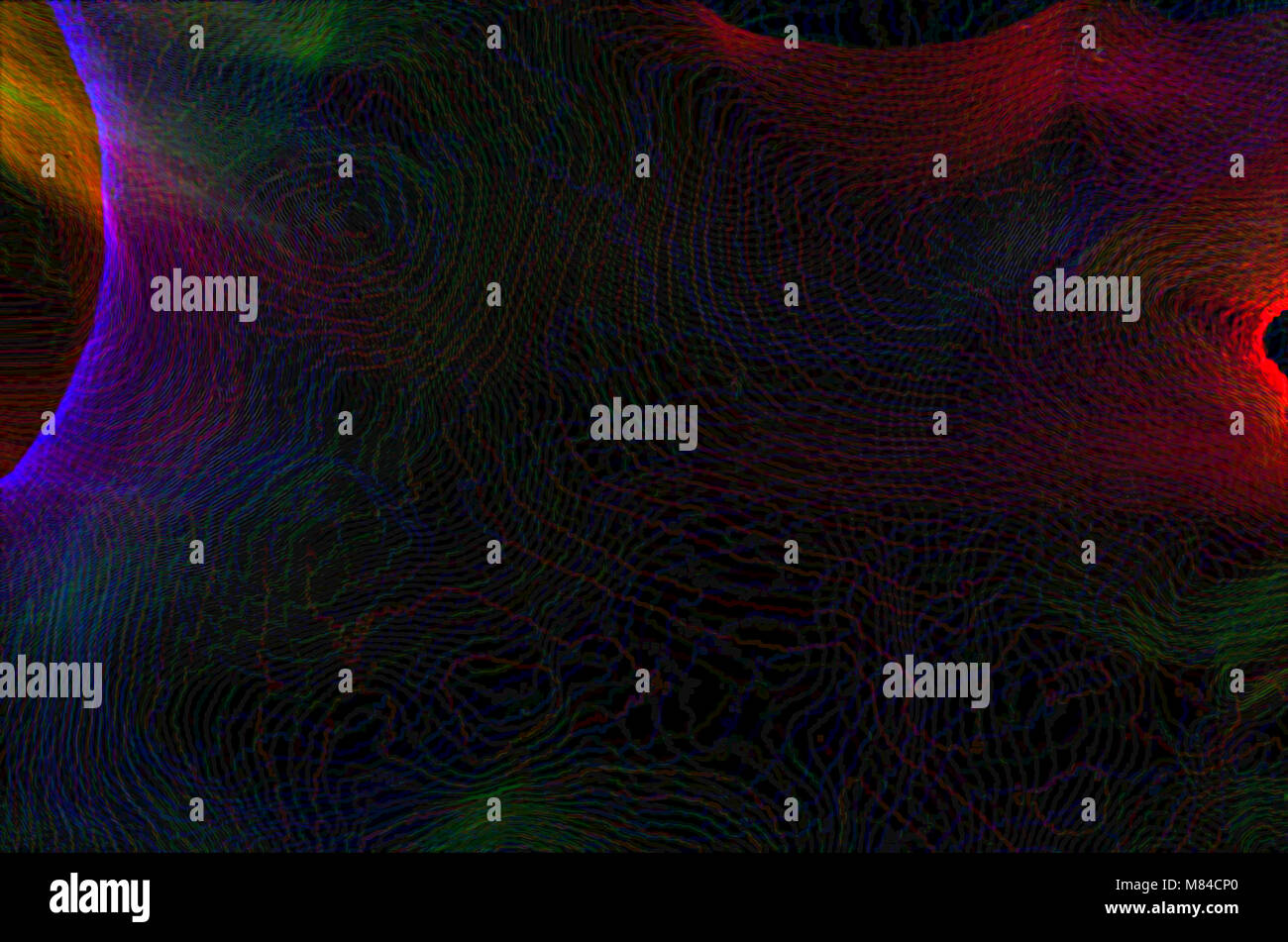 Colorful neon abstract art for design background & texture, wave & line ...