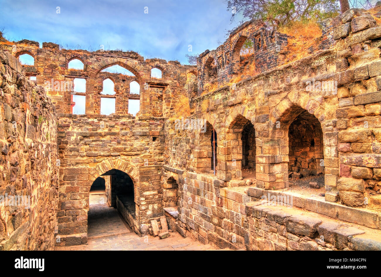 Devagiri Fort in Daulatabad - Maharashtra, India Stock Photo - Alamy