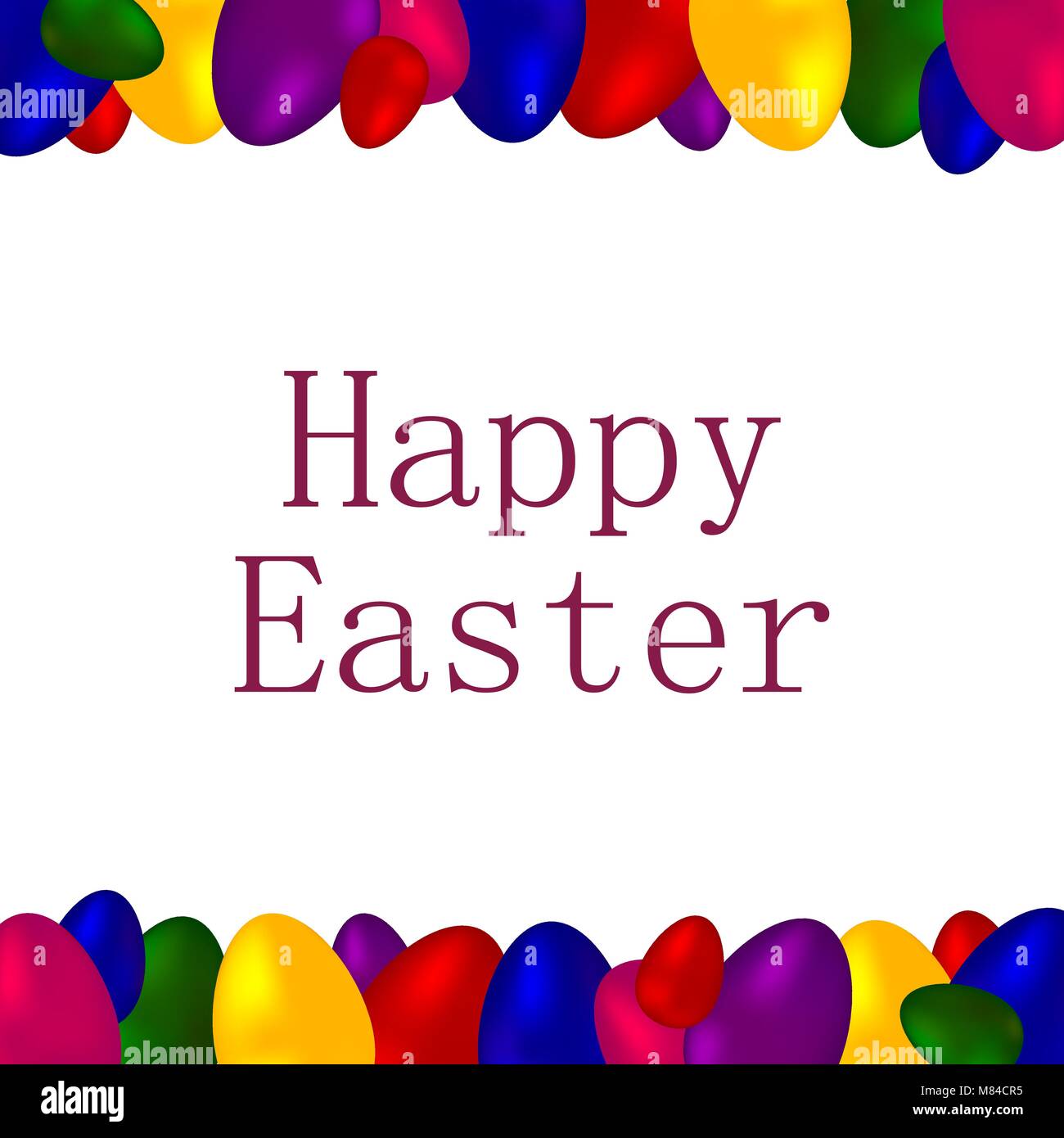 Collection of colorful colored eggs Stock Vector Image & Art - Alamy