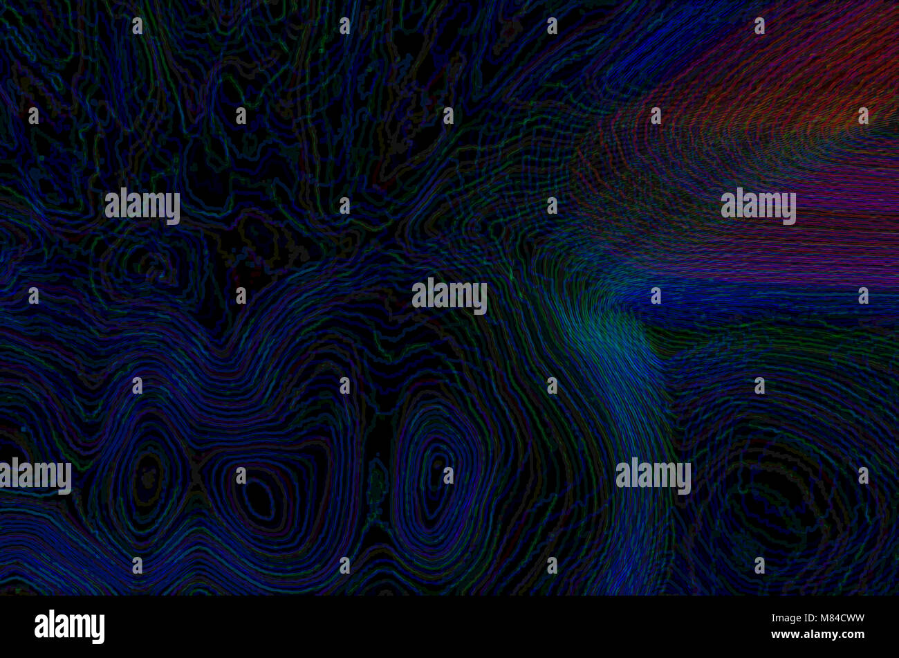 Colorful neon abstract art for design background & texture, wave & line ...