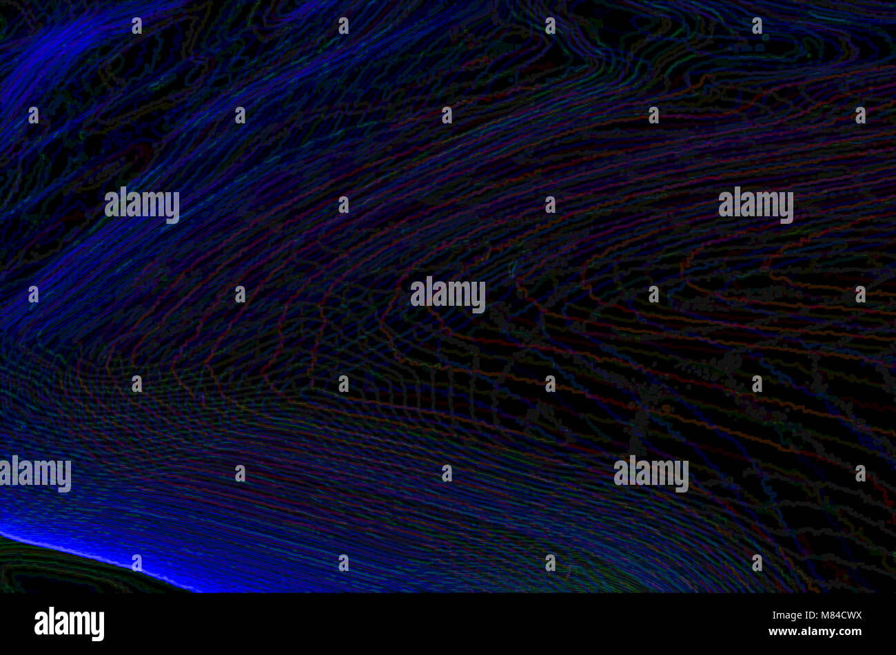 Colorful neon abstract art for design background & texture, wave & line ...