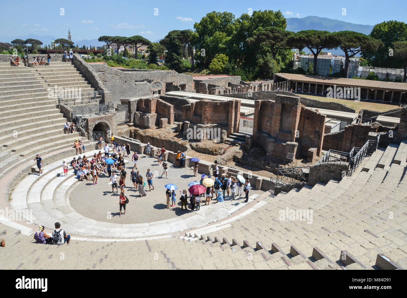 Amphitheatre pompeii hi-res stock photography and images - Alamy