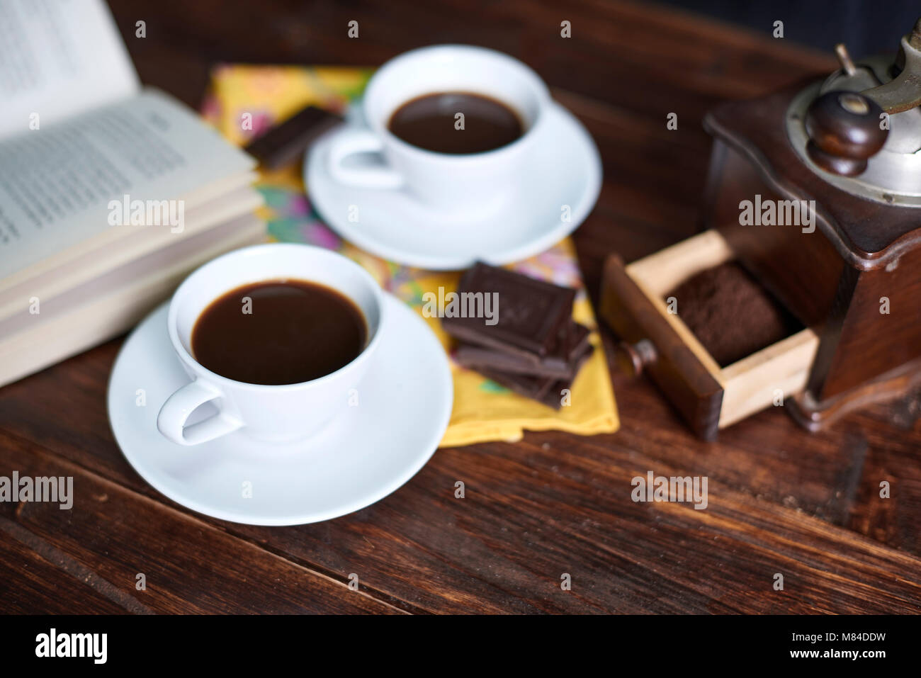 Preparing morning coffee hi-res stock photography and images - Alamy