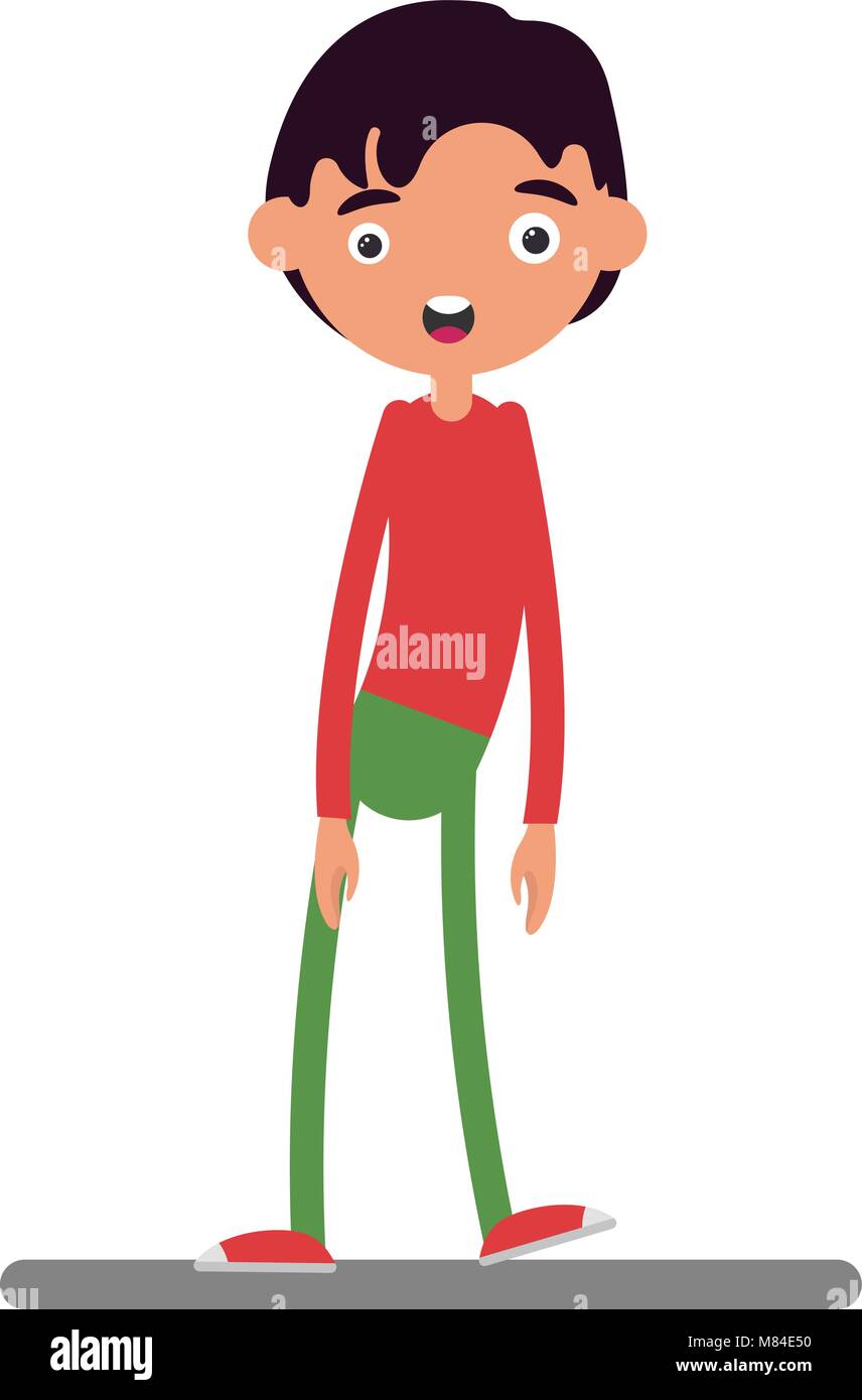 Young man smile smiling friendly Stock Vector Images - Alamy