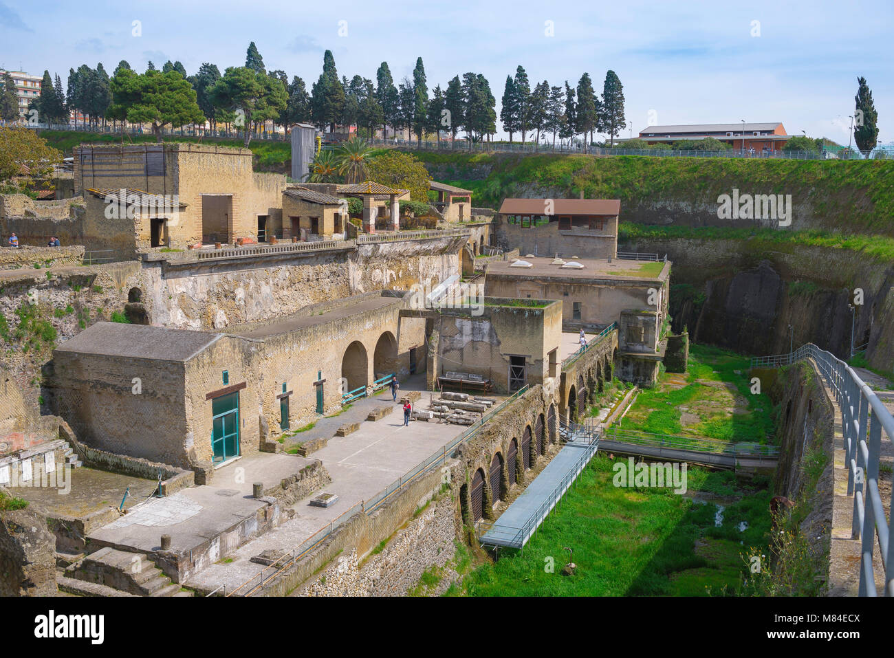 Boat houses in the ruins of herculaneum hi-res stock photography and ...