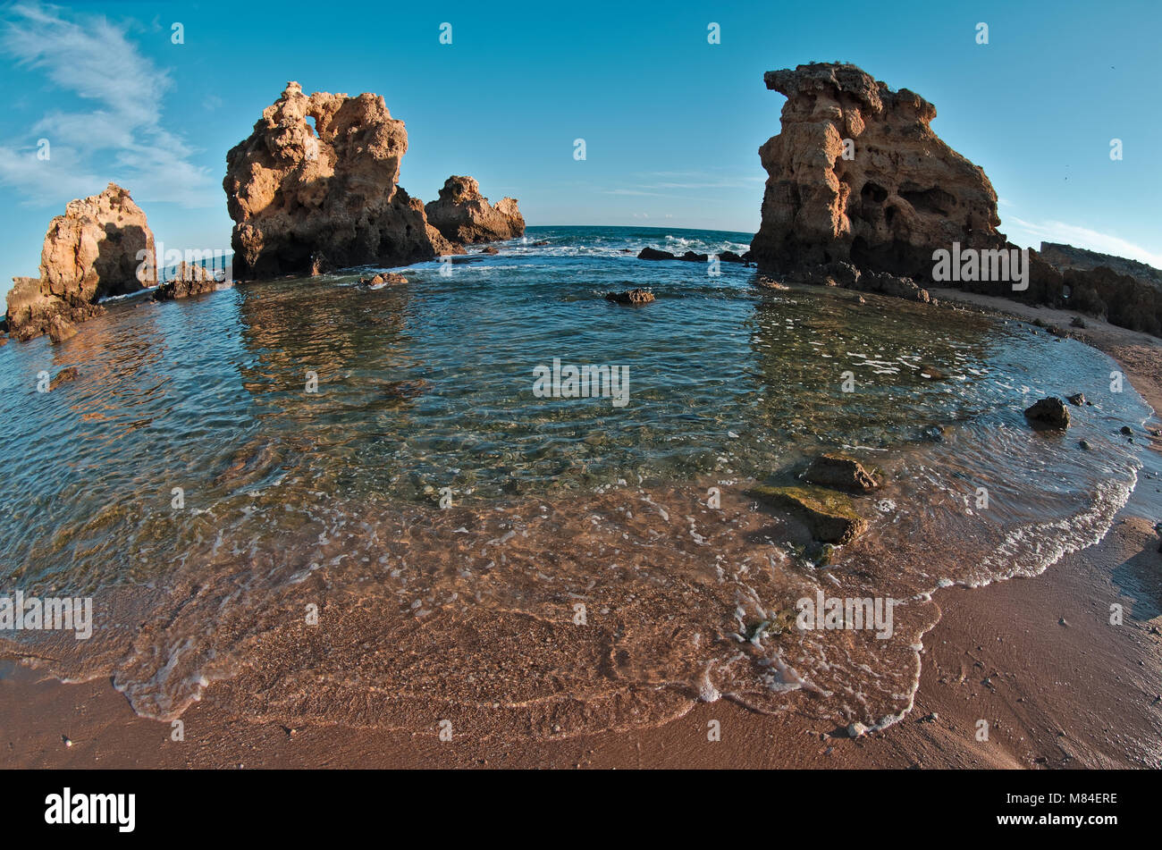 Arrifes Beach in Albufeira, Algarve, Portugal Stock Photo - Alamy