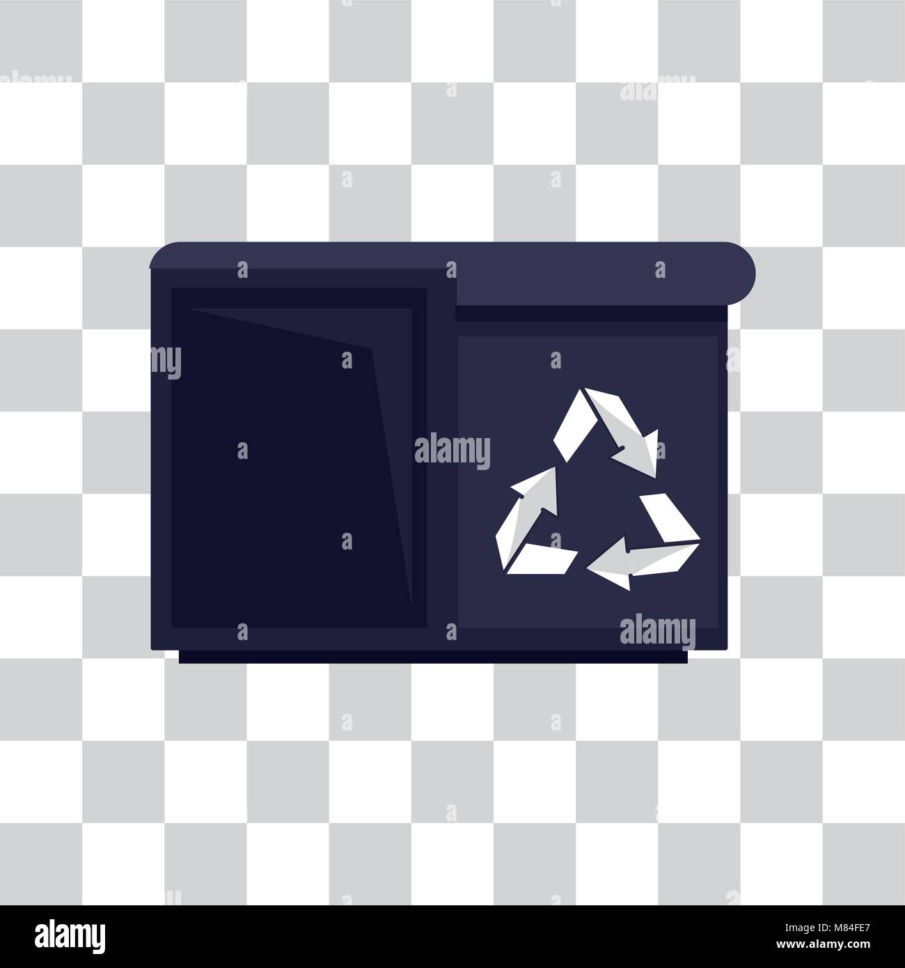 Pixelated trash can for videogames vector illustration graphic design ...