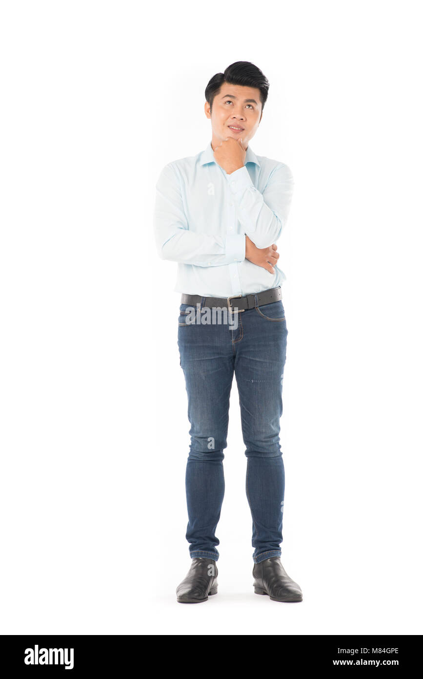 Young asian male standing hi-res stock photography and images - Alamy