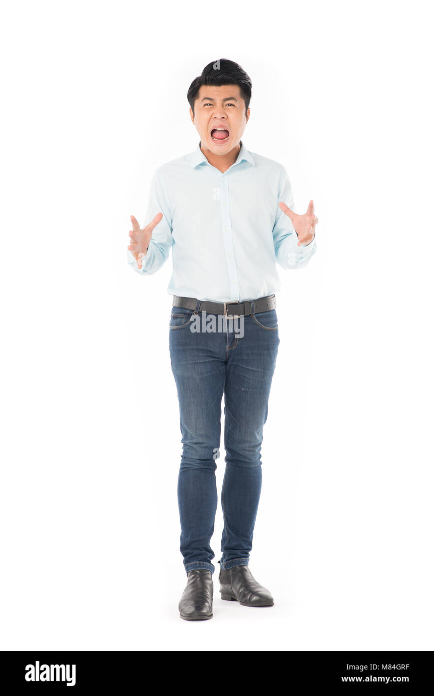 Young crazy asian man hi-res stock photography and images - Alamy