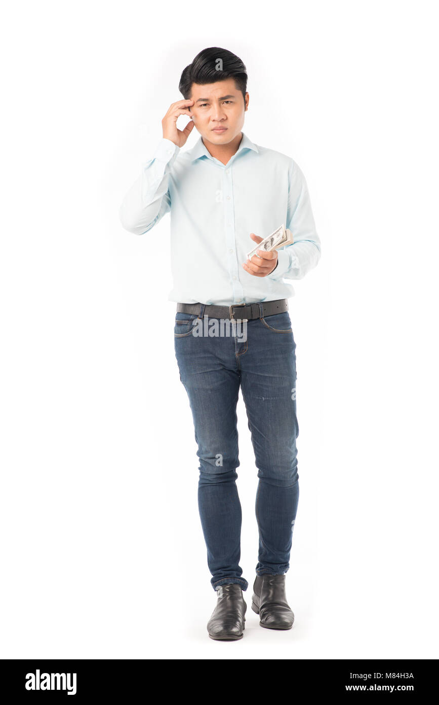 Tired asian office worker Cut Out Stock Images & Pictures - Alamy