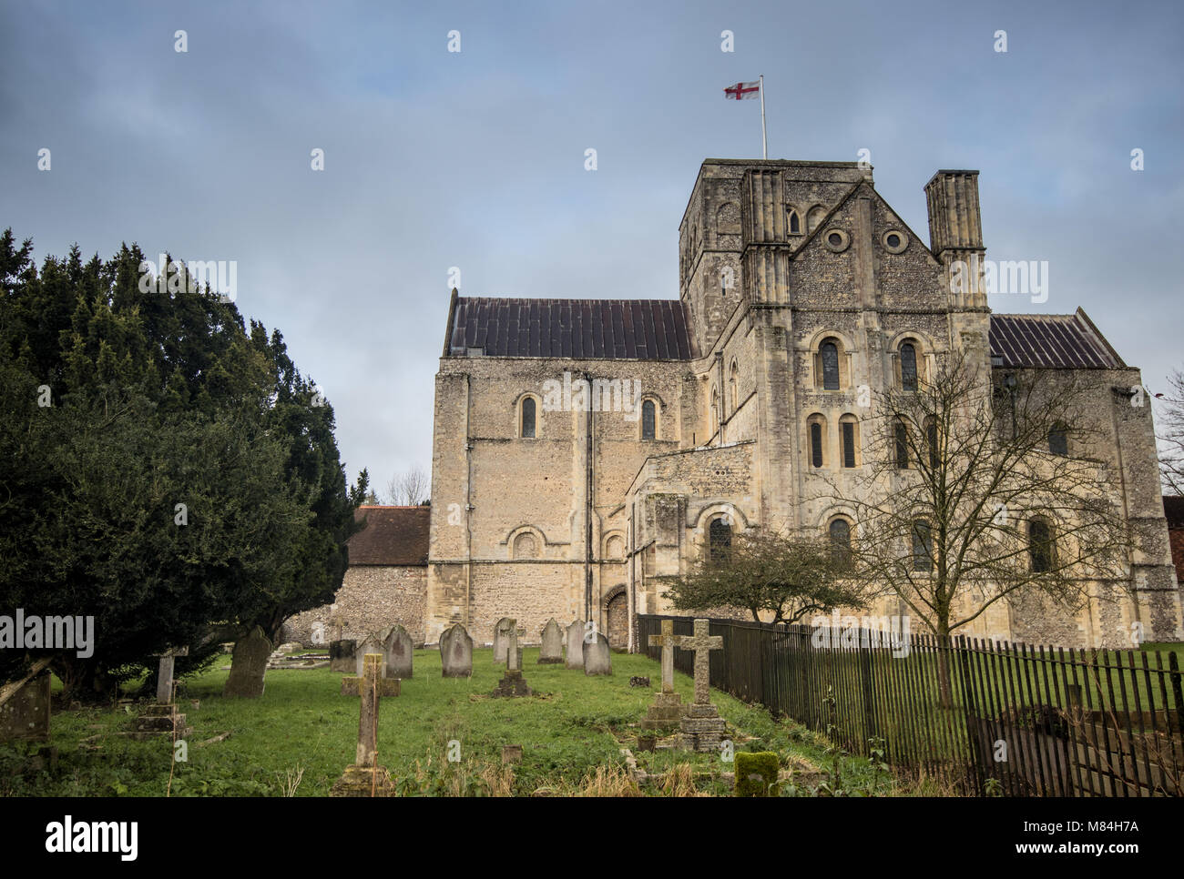 St Cross Church near the Itchen Navigation, Winchester, Hampshire, UK ...