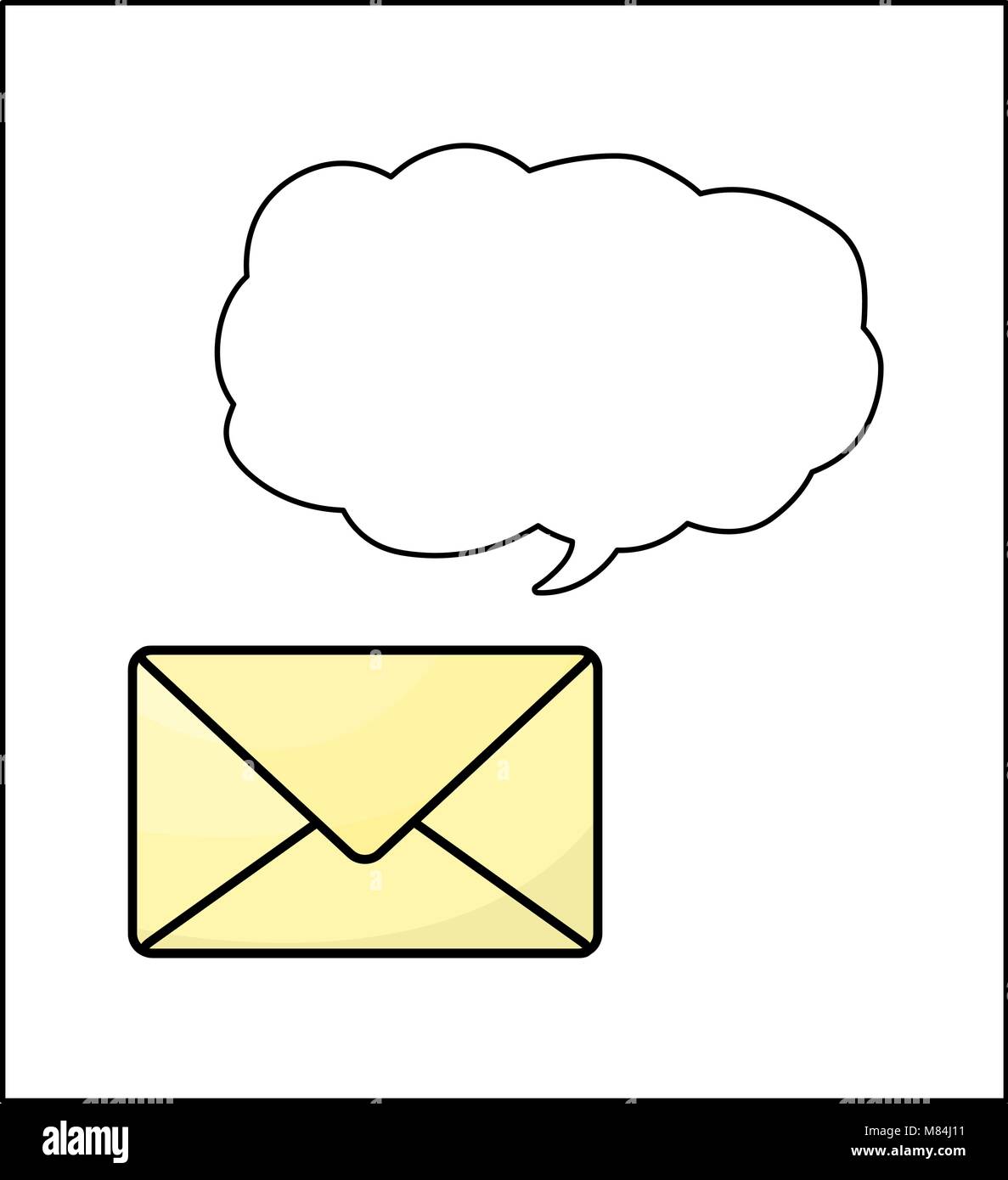 Envelope shape Stock Vector Images - Alamy