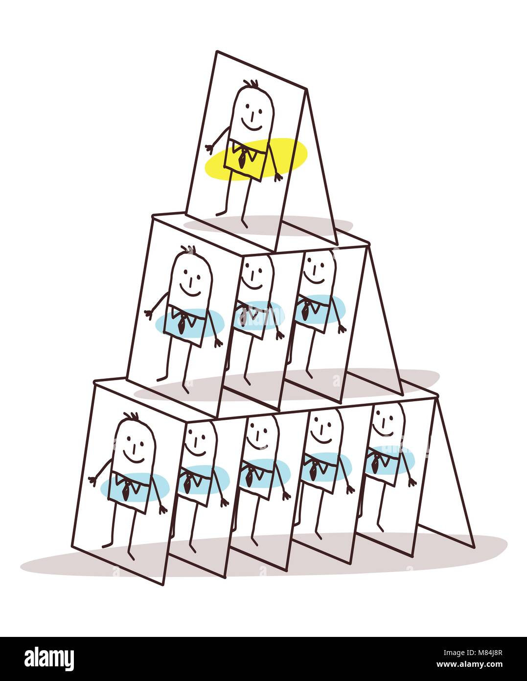 Hierarchy pyramid hi-res stock photography and images - Alamy