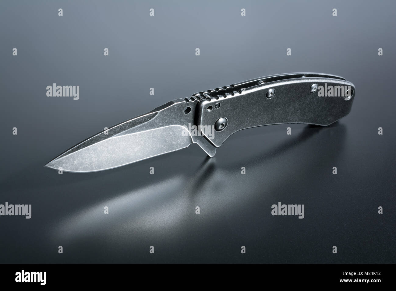 Close up dark reflective metal hi-res stock photography and images - Alamy