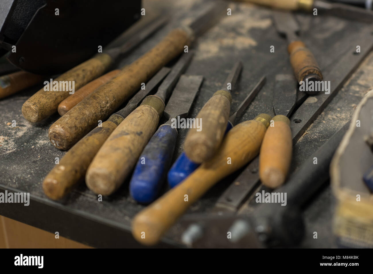 Various tools in workshop Stock Photo - Alamy