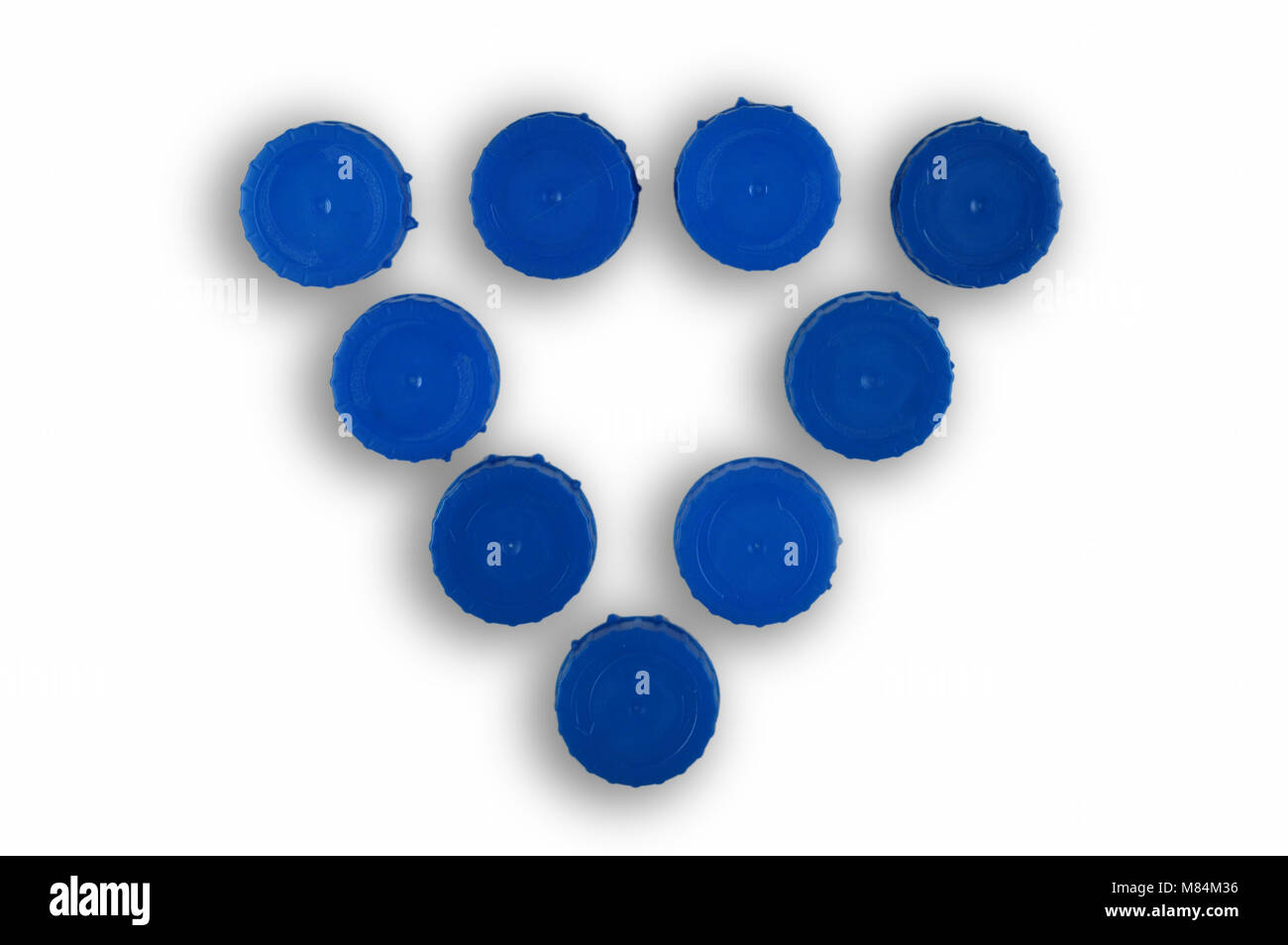 Inverted triangles background Cut Out Stock Images & Pictures - Alamy