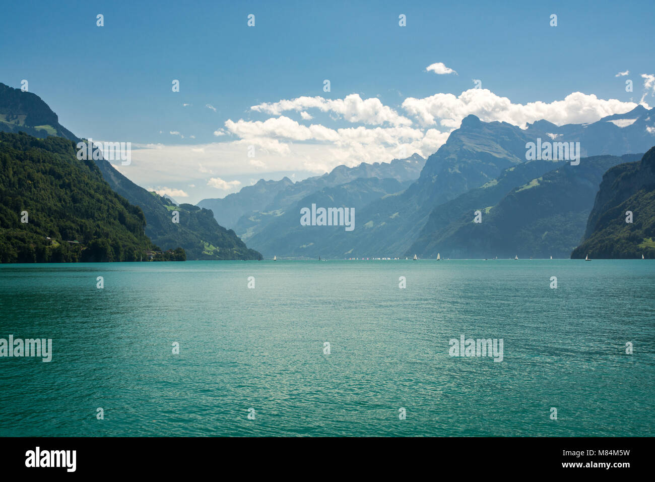 Lake lucerne switzerland brunnen hi-res stock photography and images ...
