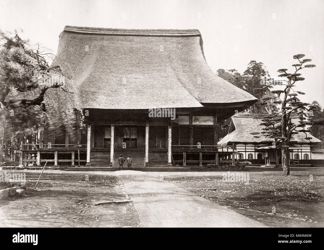 1871 Japan - Taima temple near Tana - from 'The Far East' magazine ...