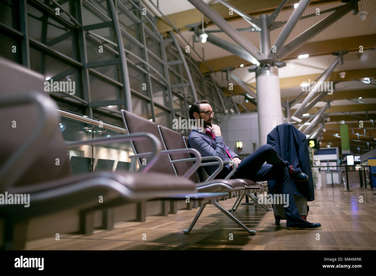 Waiting area airport hi-res stock photography and images - Alamy